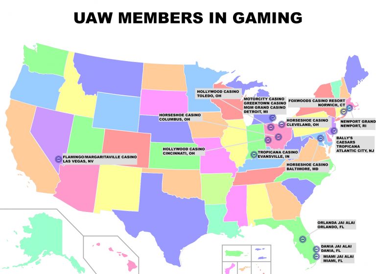 UAWGAMINGMAP_1 - UAW Gaming Union Las Vegas